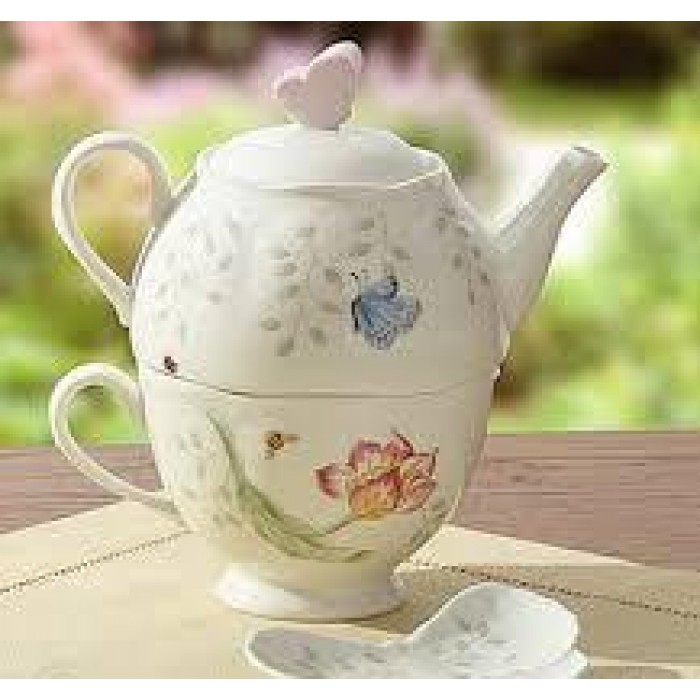 SET TEA FOR ONE - BUTTERFLY MEADOW LENOX - ACESSÓRIOS